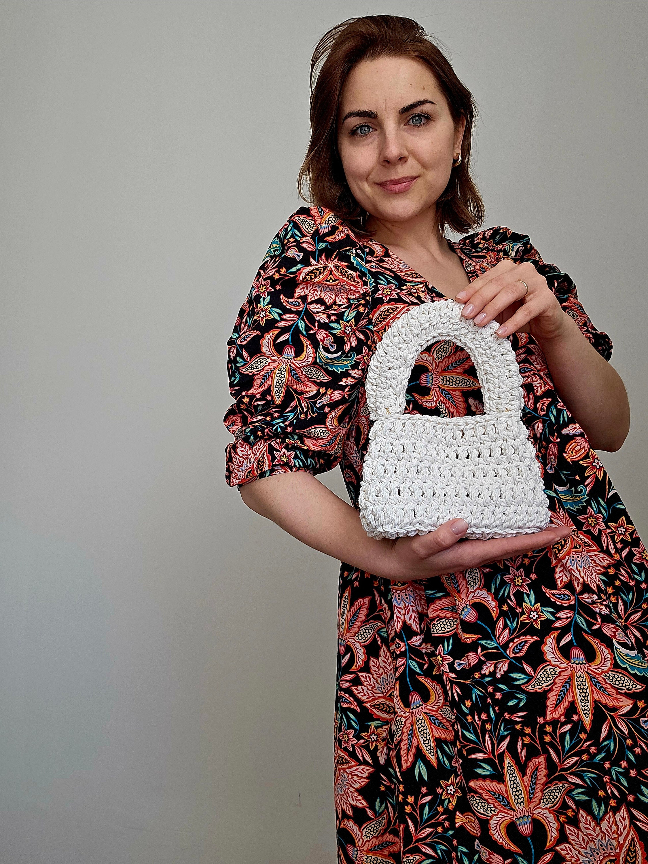 Chic Summer Mini Macrame Crochet Bag - Etsy