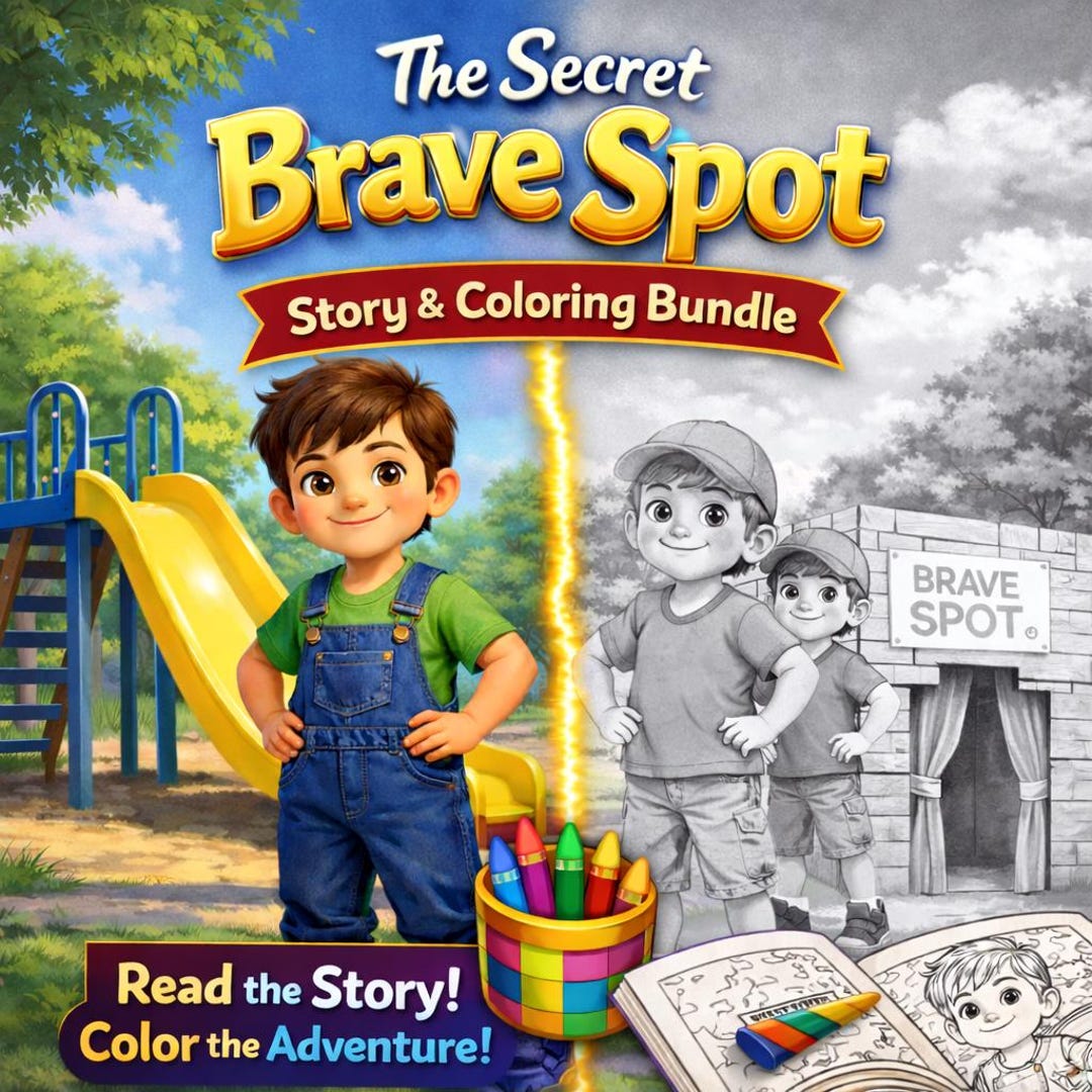 Courage Read-aloud Kids Story | Printable PDF + Coloring Book | the ...