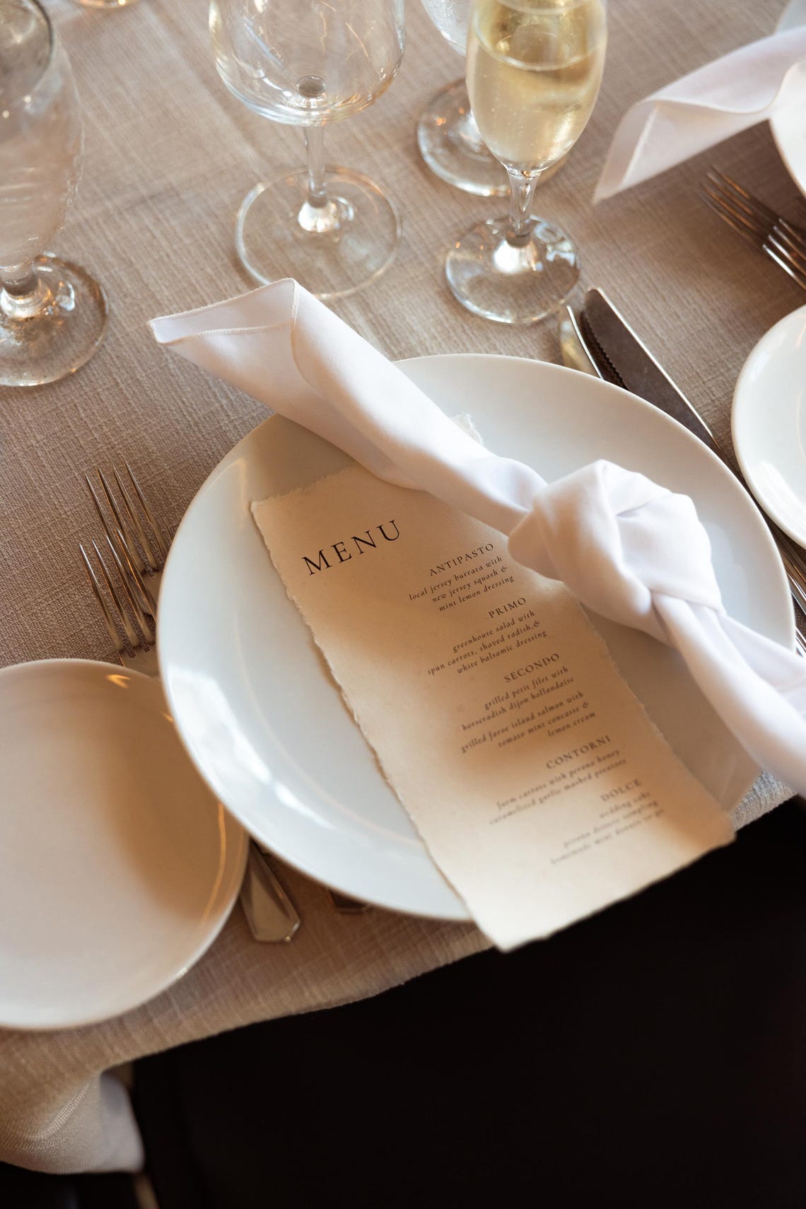 Italian Wedding Menu, Classic Timeless Wedding Menu, Editable Wedding ...