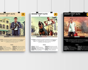 Gta 5 Wall Decor - Etsy