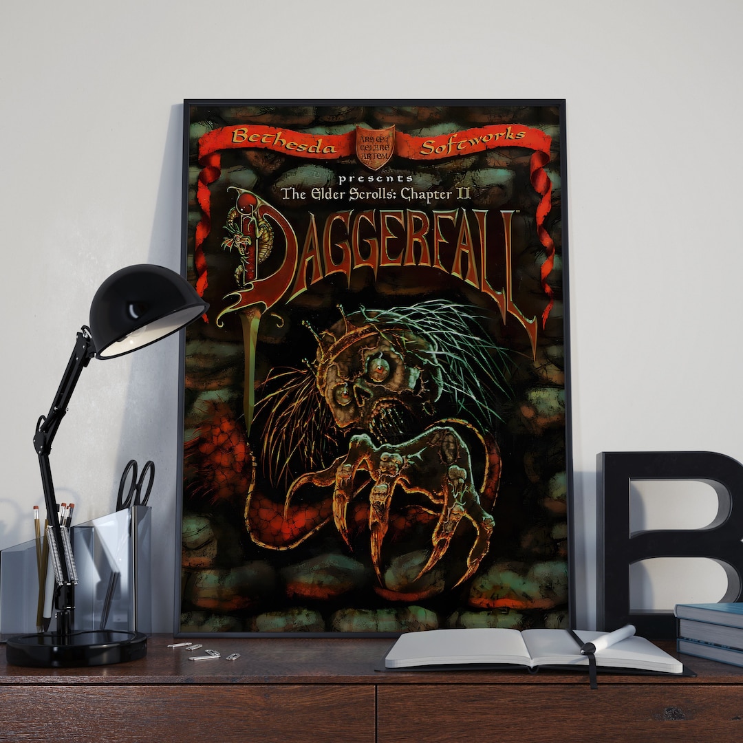 The Elder Scrolls 2 Daggerfall Poster Gaming Poster Room - Etsy Canada
