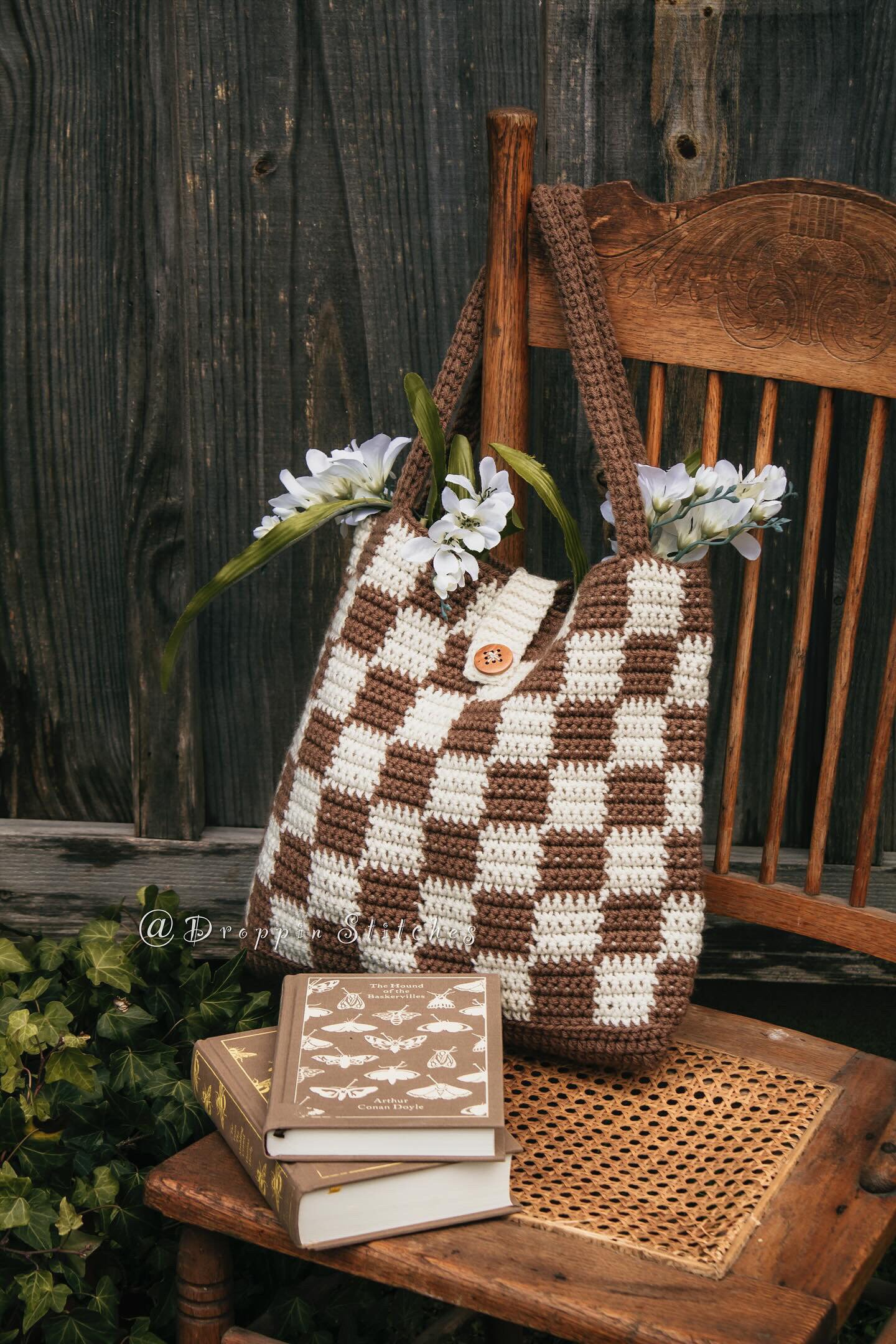 Checkmate Tote Bag PDF Crochet Pattern - Etsy