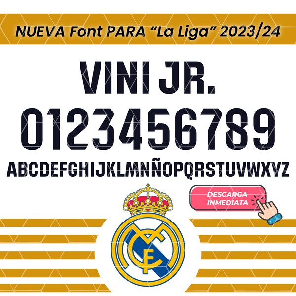 La Liga Font - Etsy