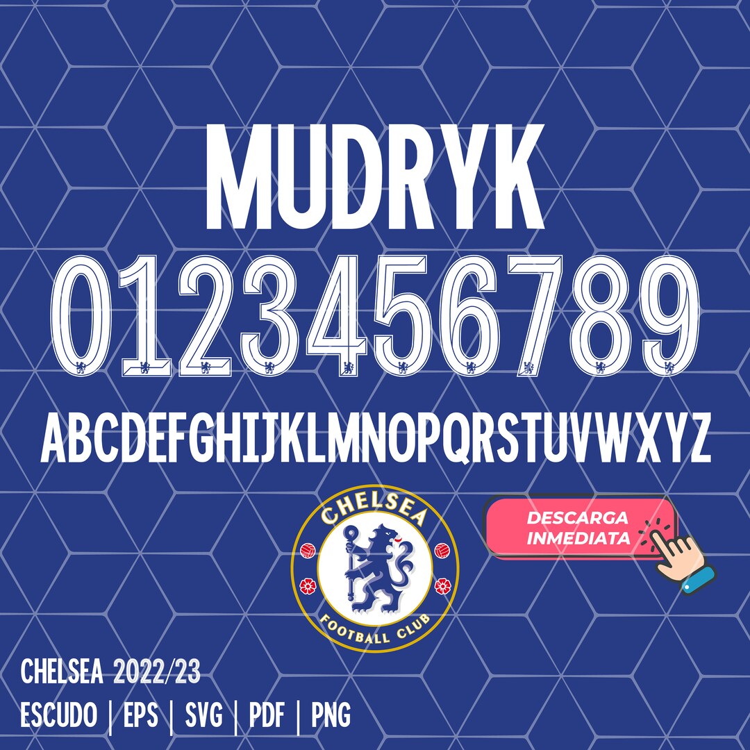 Pack Font Vector Chelsea FC 2022/2023 Escudo/Logo en SVG - Etsy España