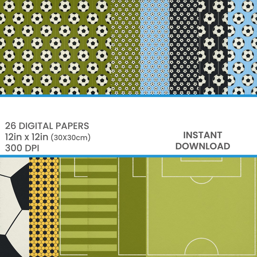 26 DIGITAL PAPER Football Maximum Resolution 300 DPI Digital Papers ...