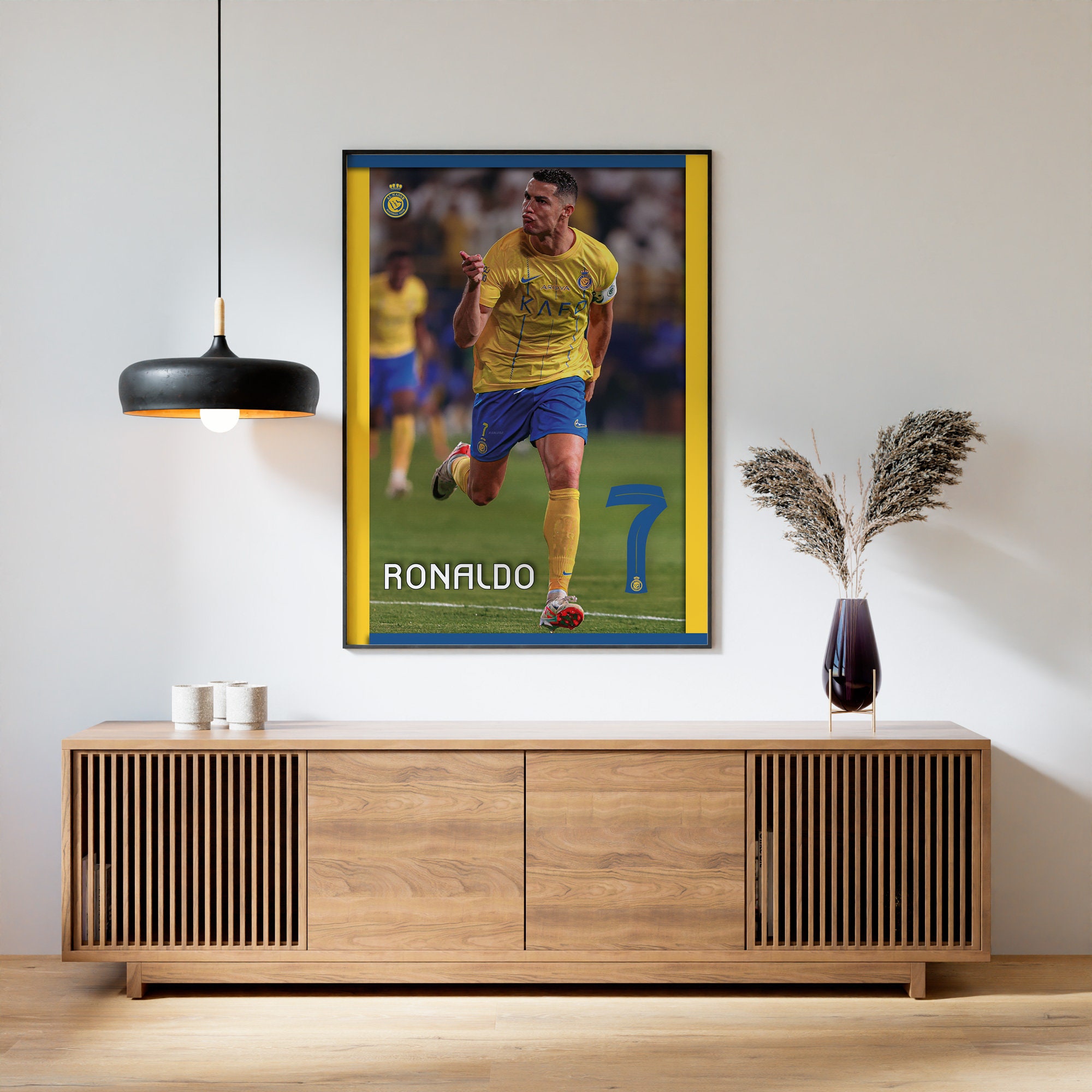 CRISTIANO RONALDO Al Nasser Poster Digital Print Wall Art - Etsy