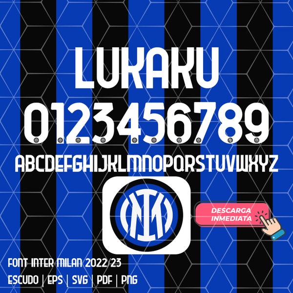 Inter Milan Logo Svg - Etsy