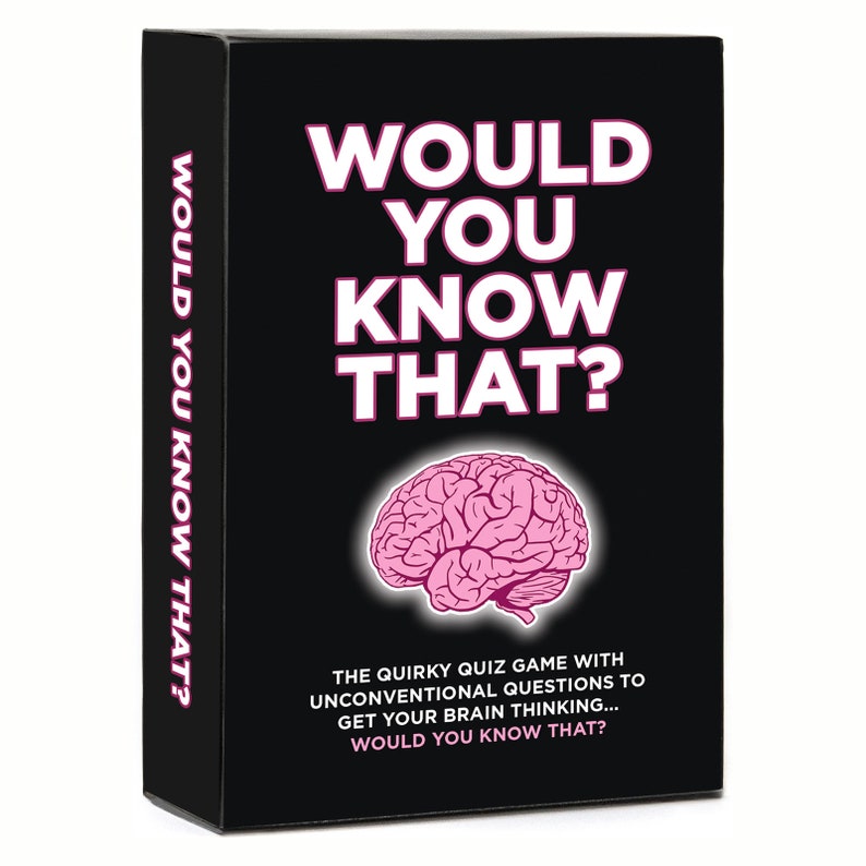 Would You Know That? Quirky Trivia Card Game for Family - Etsy UK