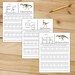 Alphabet Writing - Dinosaurs Worksheets : ABC Writing Practice for ...