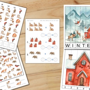 Winter in the Forest - ACTIVITY Pack, Handwriting, Homeschool Printable ...