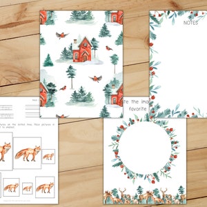 Winter in the Forest - ACTIVITY Pack, Handwriting, Homeschool Printable ...