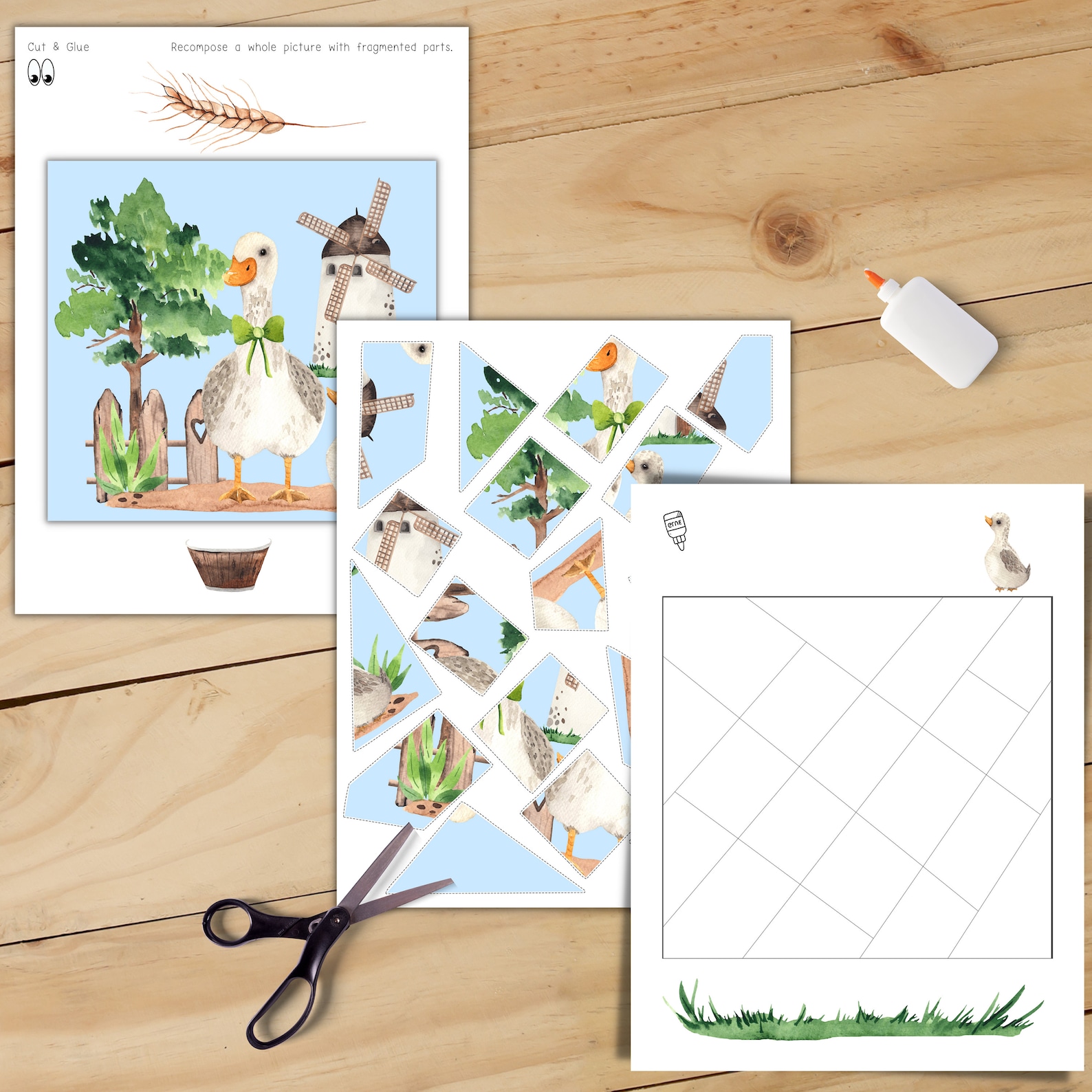 Farm Animals - ACTIVITY Pack, Handwriting, Homeschool Printable ...