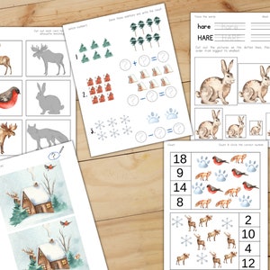 Winter in the Forest - ACTIVITY Pack, Handwriting, Homeschool Printable ...