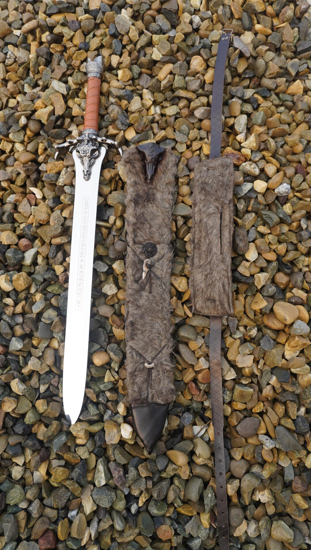 Authentic Handmade Conan Barbarian Father Sword | Carbon Steel Sword ...