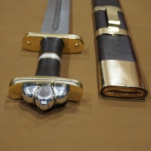 Minerva Authentic Hand Made Viking Sword, Damascus Real Kings Sword ...