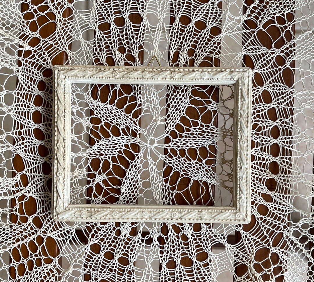 Upcycled Square Beige Vintage Frame - Etsy