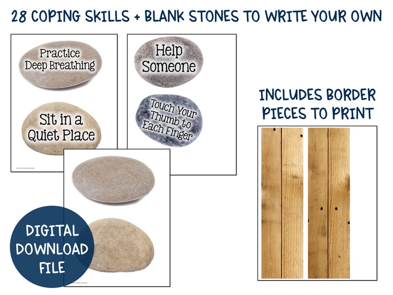 Coping Skills Bulletin Board School Social Work or School Counseling ...