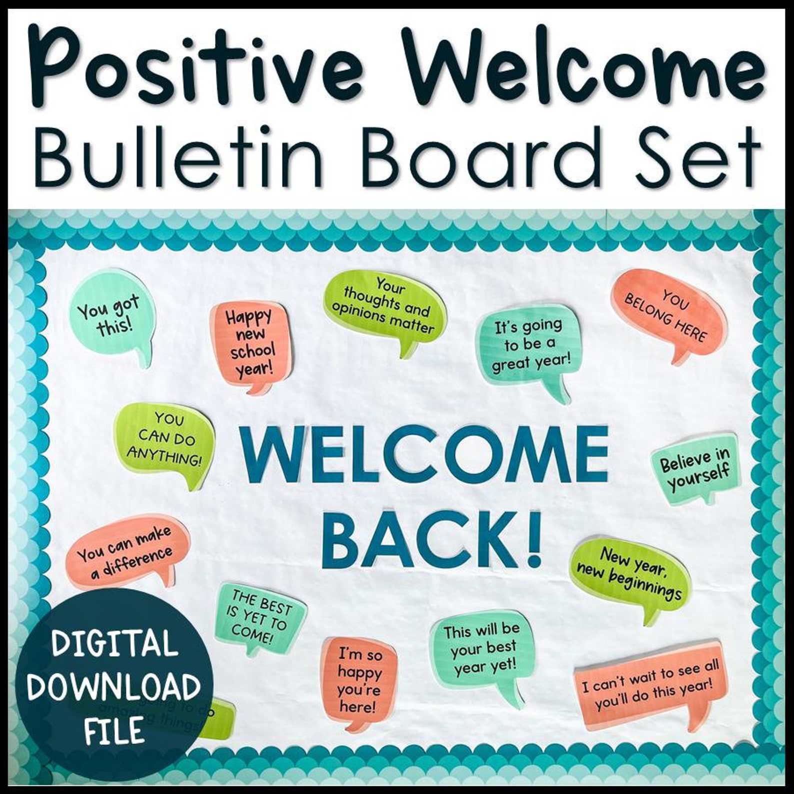 Welcome Back Bulletin Board or Counseling Bulletin Board for Back to ...