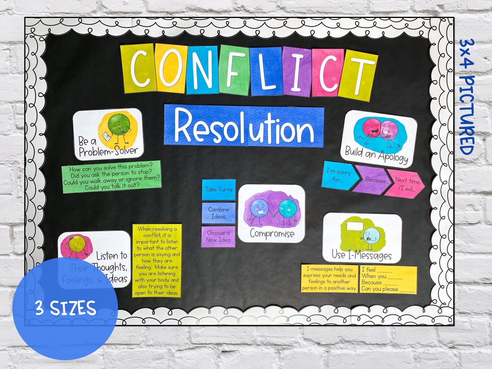 Conflict Resolution Bulletin Board School Social Work or School ...