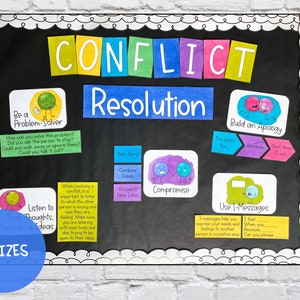 Conflict Resolution Bulletin Board School Social Work or School ...