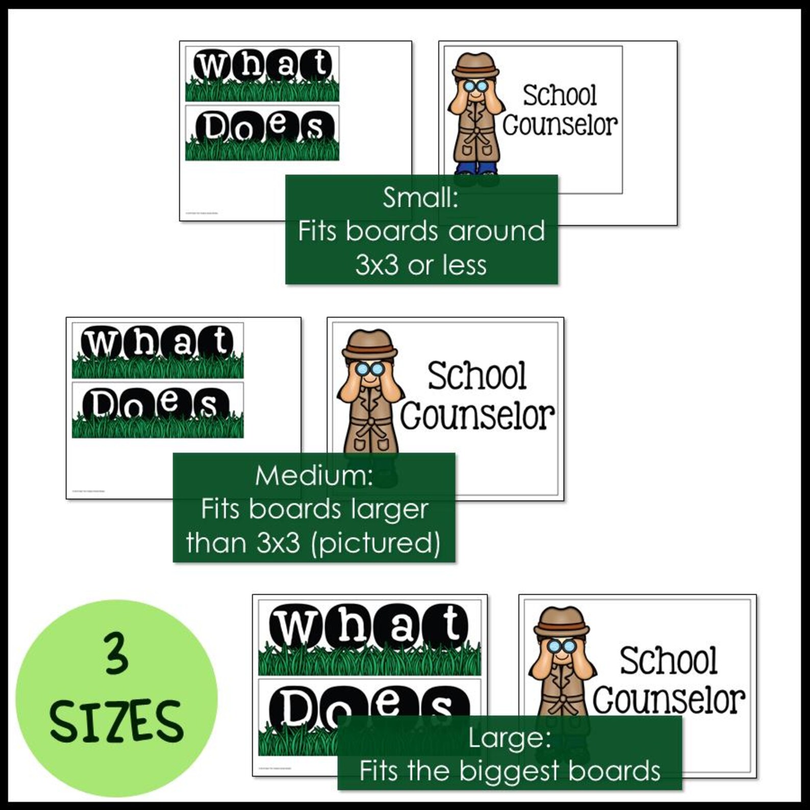 Counselor Bulletin Board: Social Worker/psychologist Roles (digital ...