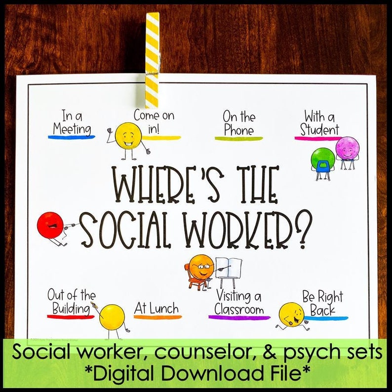 Where is the Counselor Sign, Where is the Social Worker Sign, Where is ...