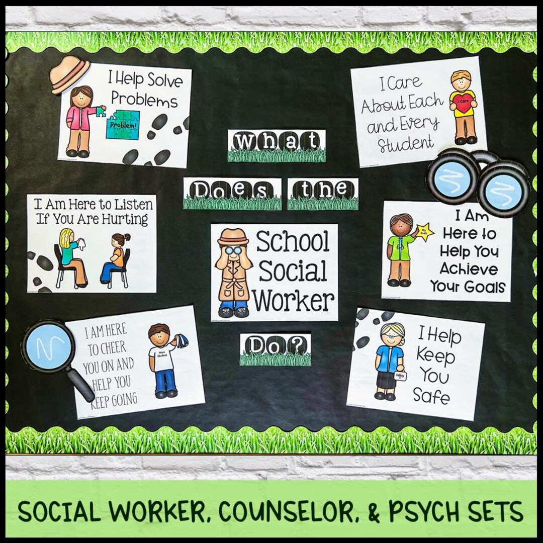 Counseling Bulletin Board Roles of a Social Worker or Roles of a ...