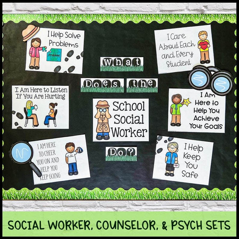 Counseling Bulletin Board Roles of a Social Worker or Roles of a ...