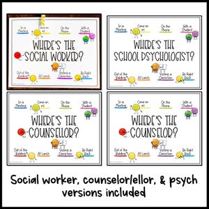 Where is the Counselor Sign, Where is the Social Worker Sign, Where is ...