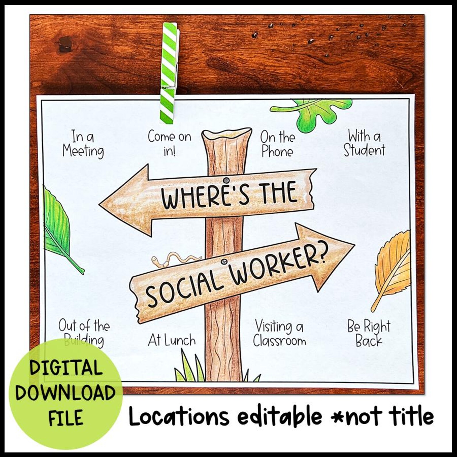 Where is the Counselor Sign, Where is the Social Worker Sign, Where is ...