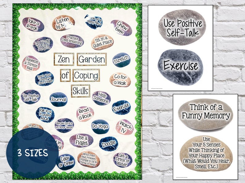Coping Skills Bulletin Board School Social Work or School - Etsy Coping Skills Bulletin Board School Social Work or School - Etsy
