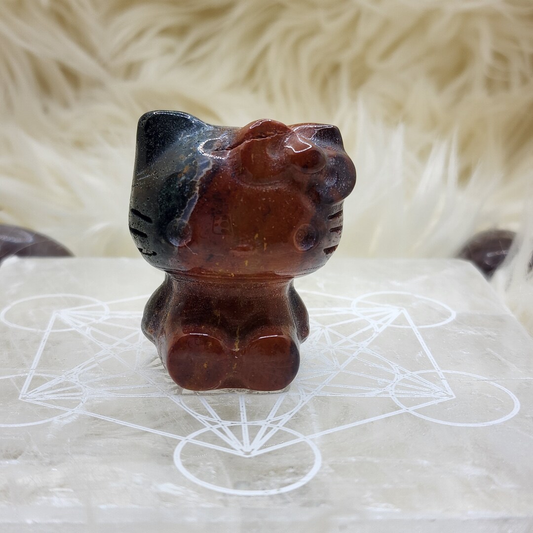 Ocean Jasper Hello Kitty - Etsy