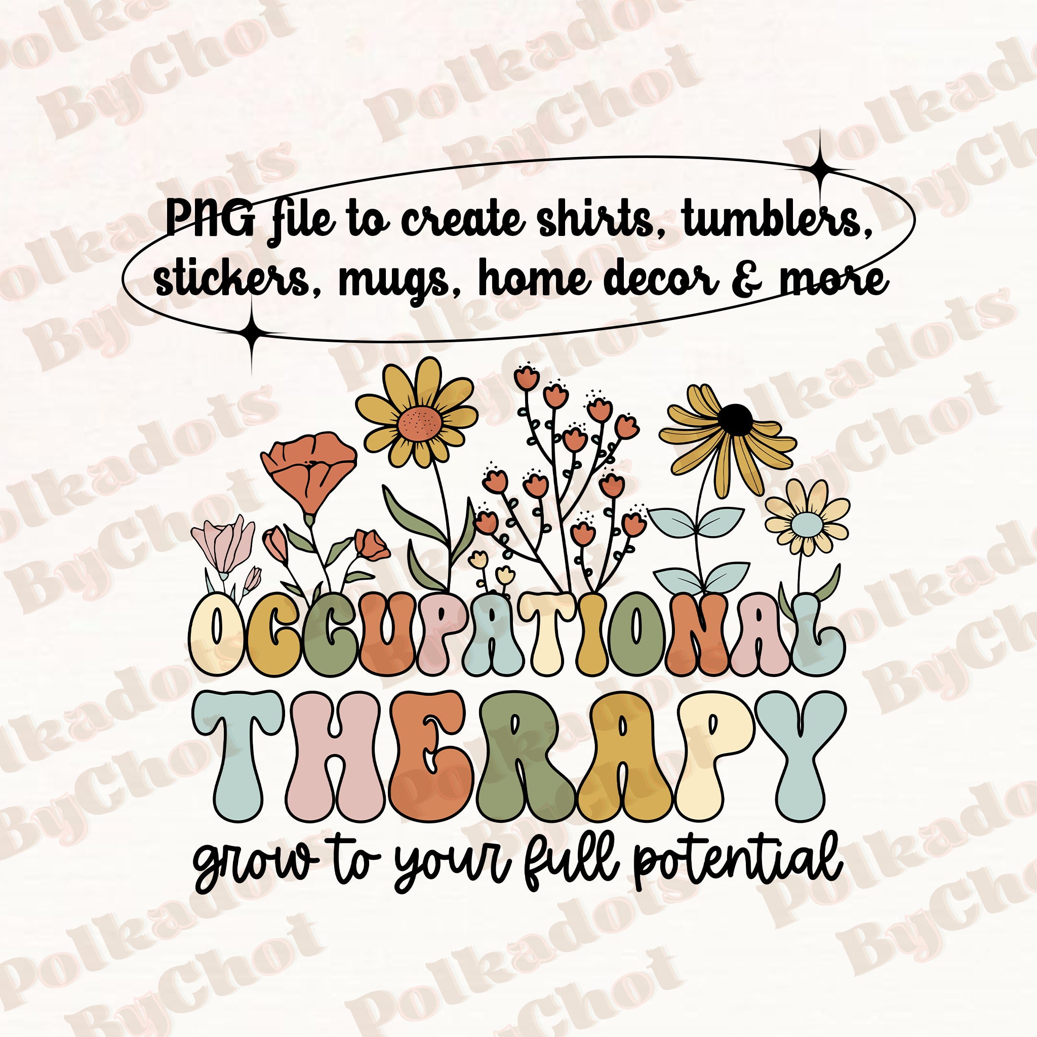 Occupational Therapy Full Potential PNG Occupational - Etsy