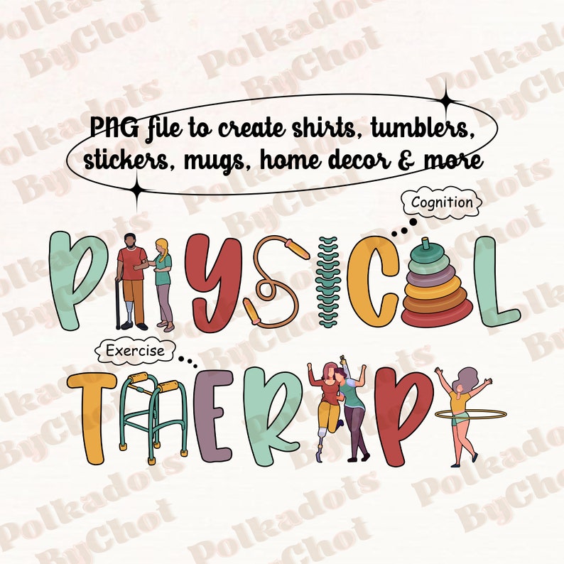 Physical Therapy PNG Physical Therapist PT Png PTA Png - Etsy