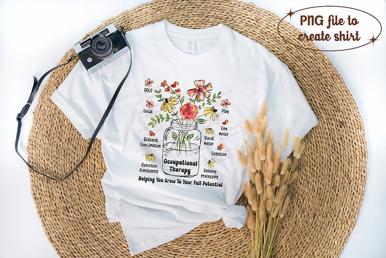 OT Flower PNG Occupational Therapy Png Occupational - Etsy