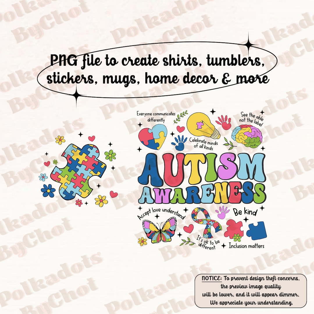Autism Awareness Png, Neurodiversity Png, Special Education Png, SPED ...
