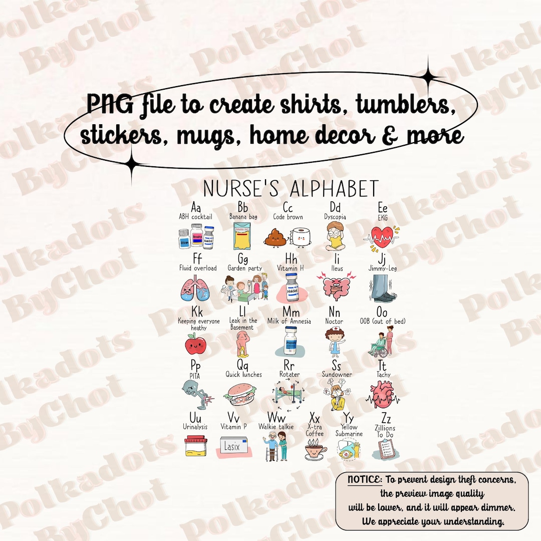 Nurse Digitalss,funny Nurse Alphabet T Digitals,nurse Abcs PNG ...