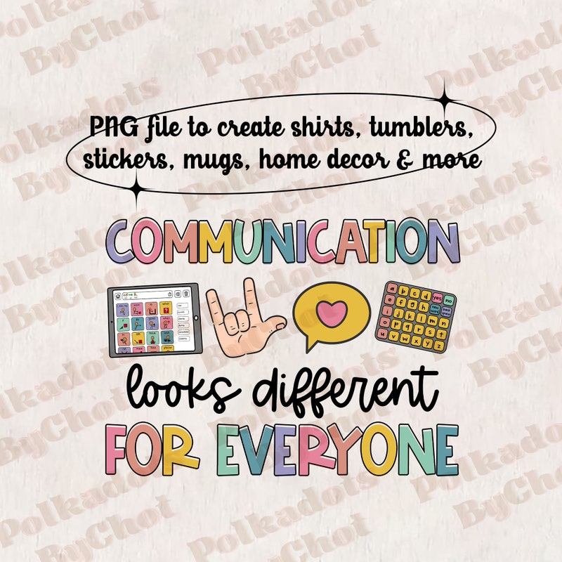 Asl Communication Sign - Etsy