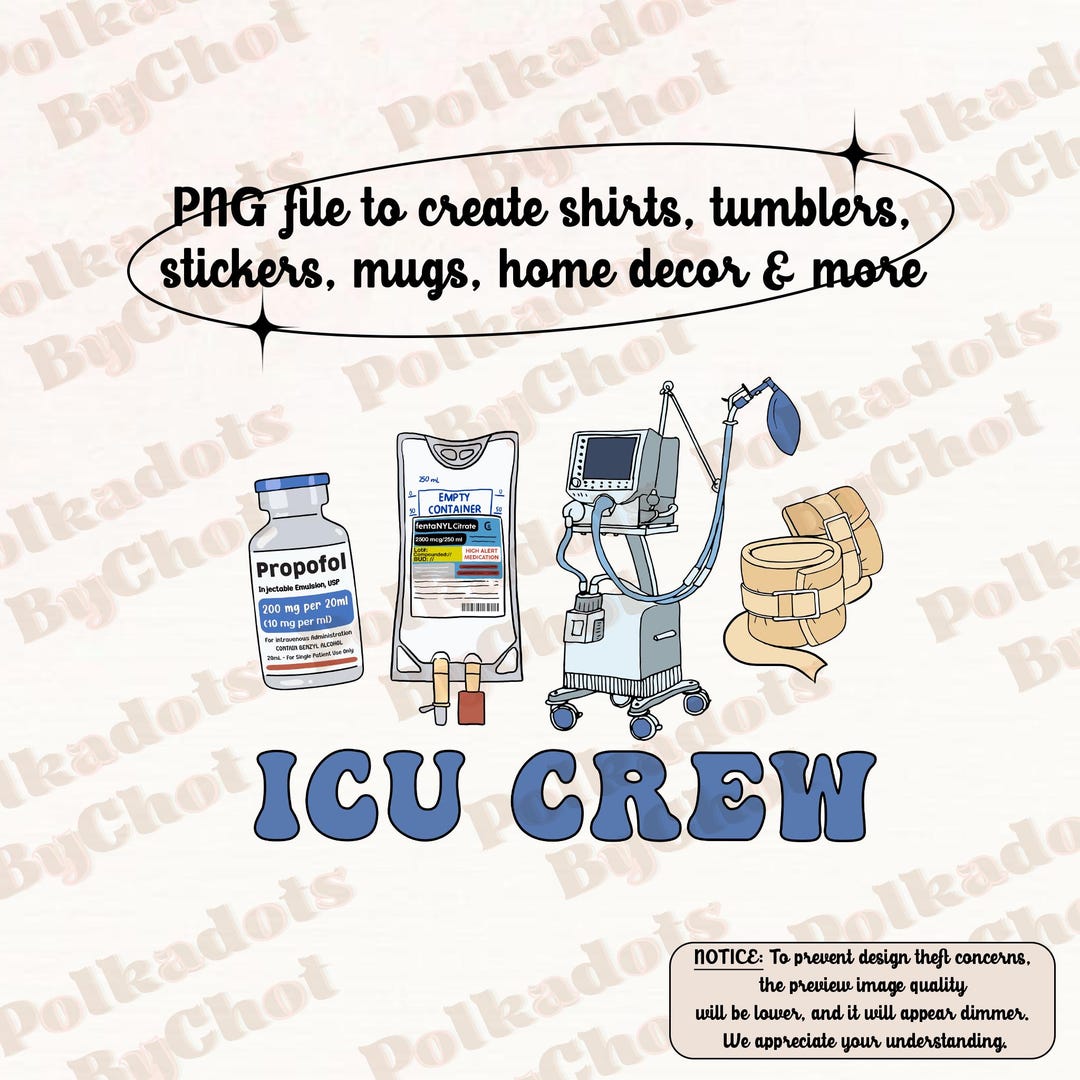 ICU Squad Goals Digitals, Funny Icu Nurse Digitals, Critical Care Er Ed ...