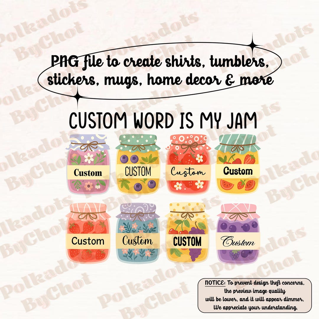 Custom Jam Png, Custom Word is My Jam, Custom Title is My Jam, Custom ...