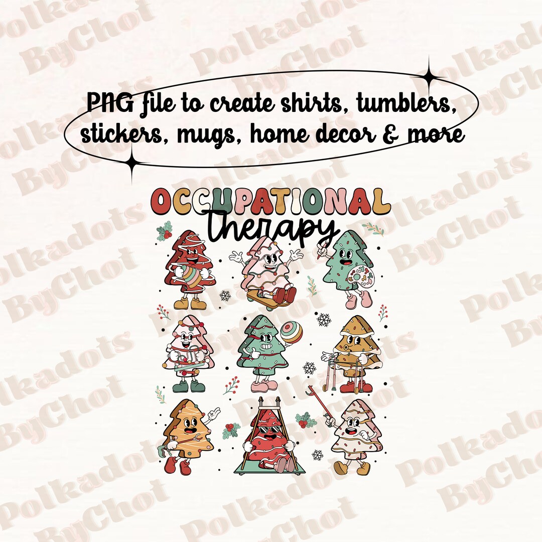 Occupational Therapy Png, Christmas Tree Cake OT, Occupational Therapy ...