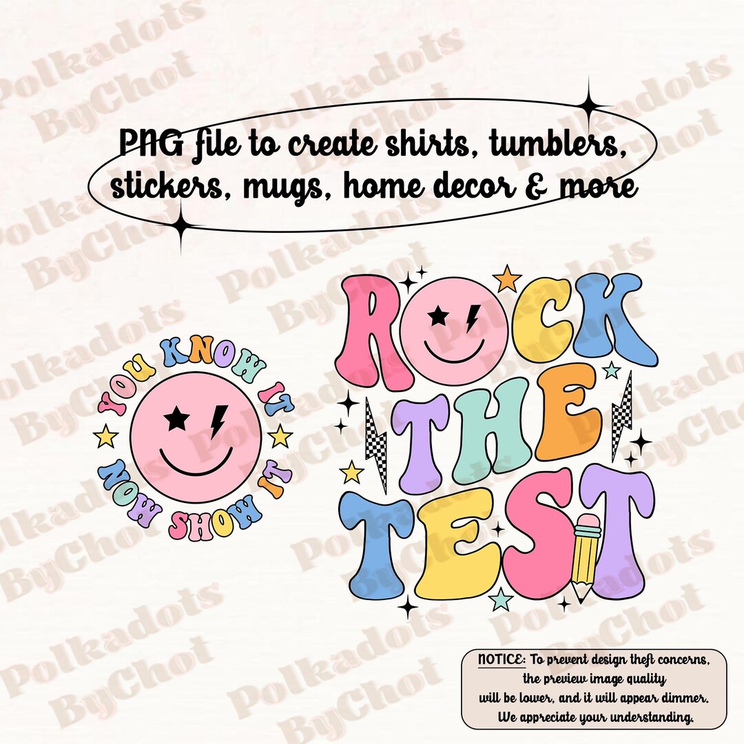 Rock the Test Png, Teacher Png Test Day, Staar Testing Png, Test Day ...