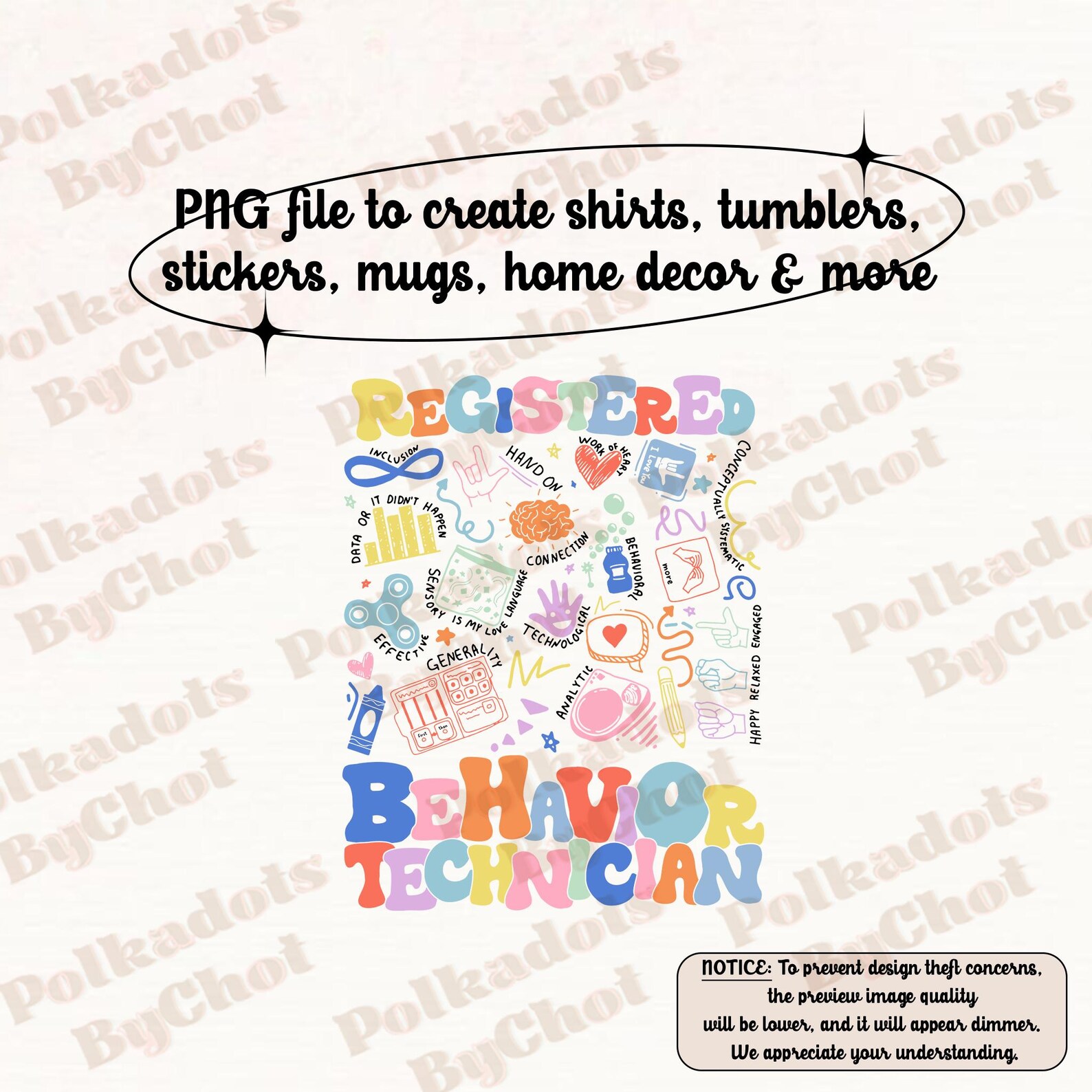 Registered Behavior Technician Png, Custom RBT Png, Personalized ...