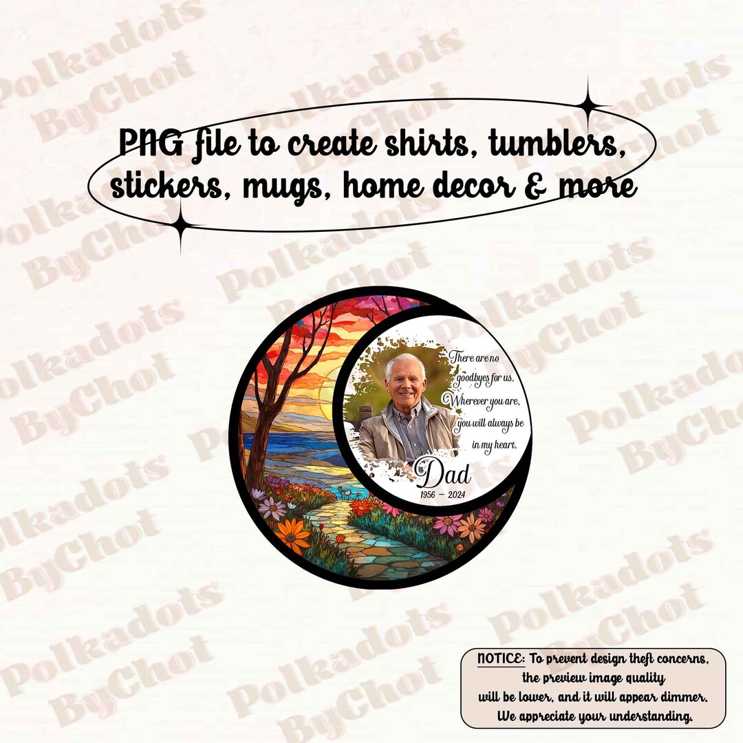 Custom Loss of Dad Sympathy Gift, Father Memorial Png Png Memorial Gift ...
