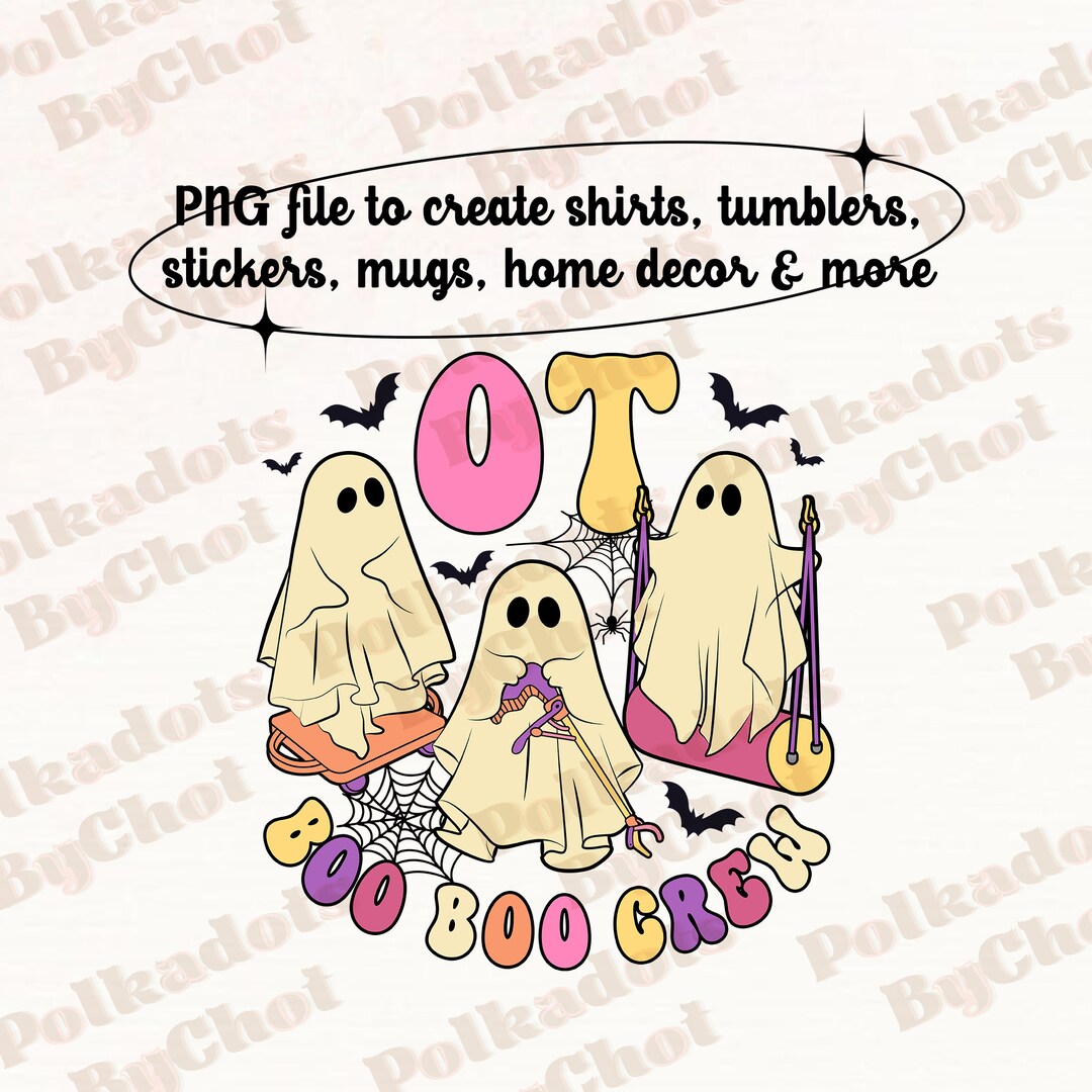 Occupational Therapy Png, Occupational Therapist Halloween Png, Boo ...