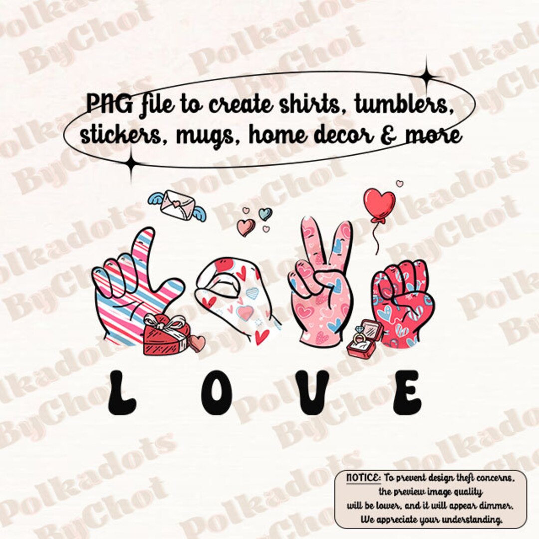 Love Sign Language Png, ASL Valentines Day Png, American Sign Language ...