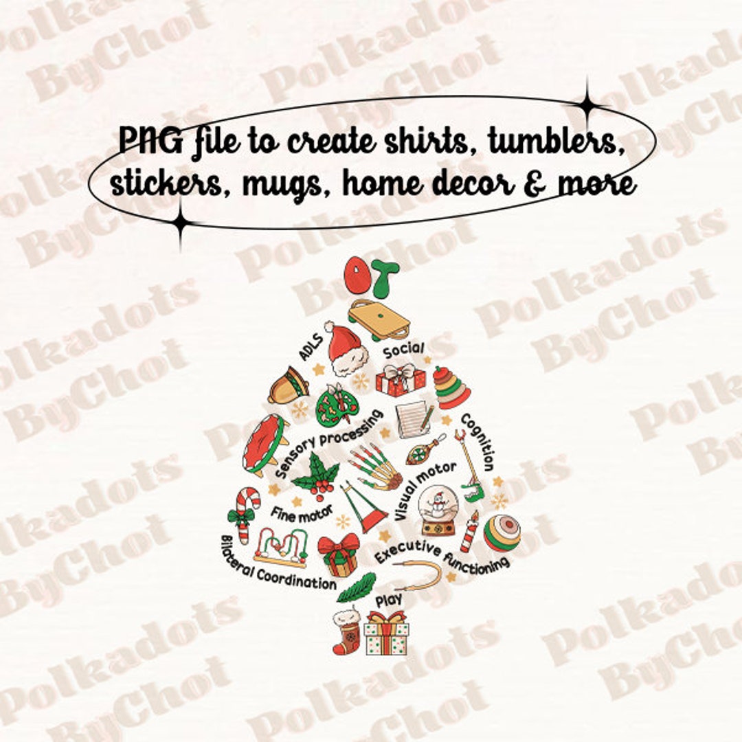 Occupational Therapy Christmas Tree, OT Christmas, Occupational ...