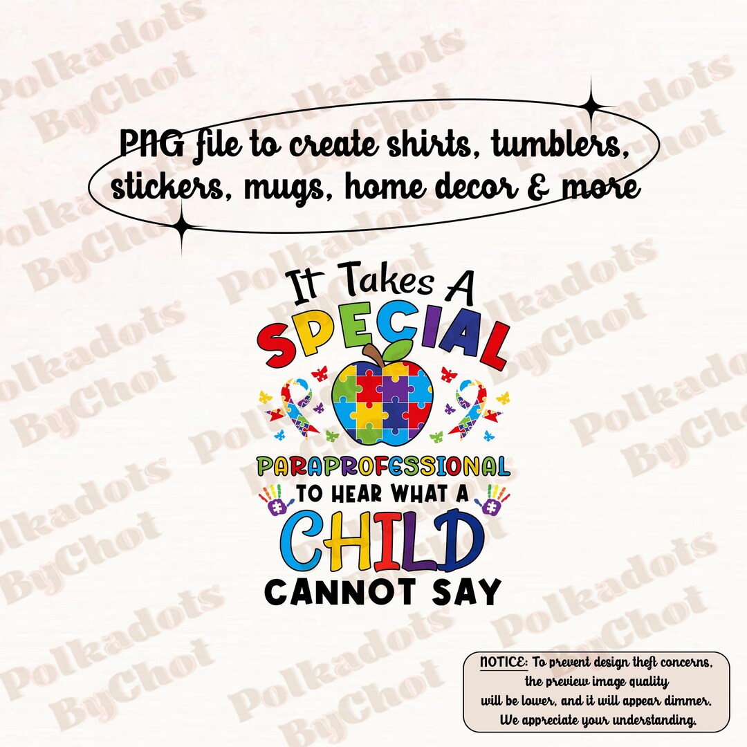 Autism Teacher Png, Autism Paraprofessional, It Takes A Special ...