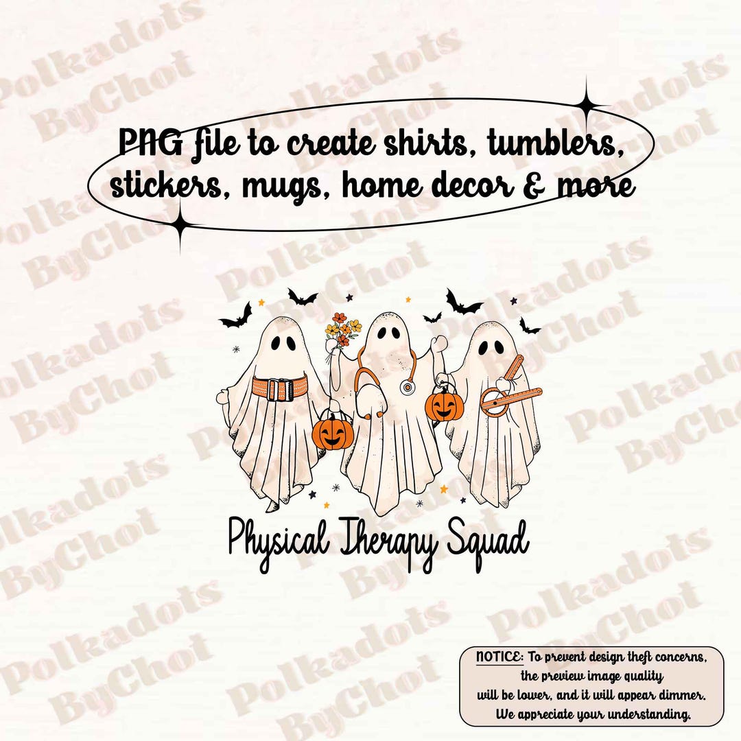 Physical Therapy Png, PT Ghosts Png, Halloween Physical Therapist Png ...