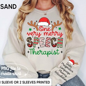 Speech Therapy Png, Merry Speech Therapist, SLP Christmas, Ccc Slp Xmas ...